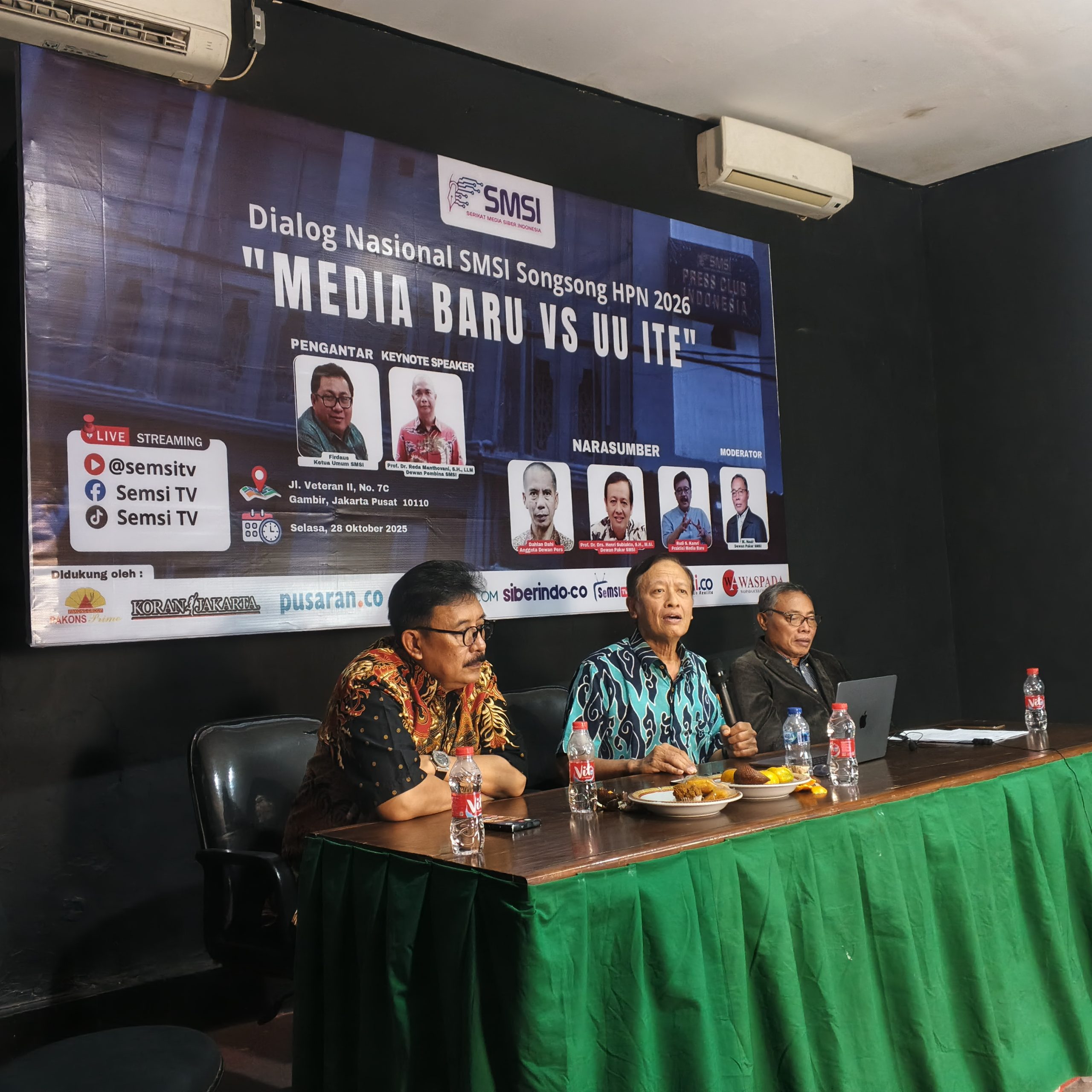 Prof Henri Subiakto, Dewan Pakar SMSI Pusat: UU ITE Harus Dikawal agar ...